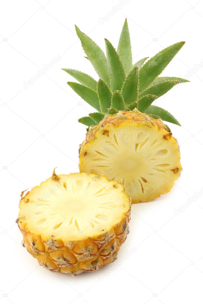 Fresh mini pineapple fruit — Stock Photo © tpzijl #53747471