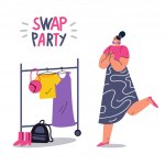 Swap and Shop illustration Stock Illustration by ©OlgaStrelnikova ...