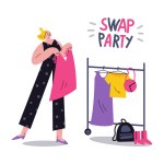 Swap and Shop illustration Stock Illustration by ©OlgaStrelnikova ...