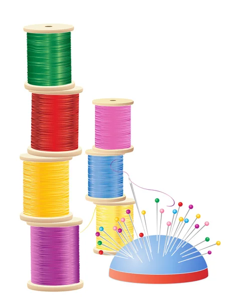 Cotton reel vector Vector Art Stock Images | Depositphotos