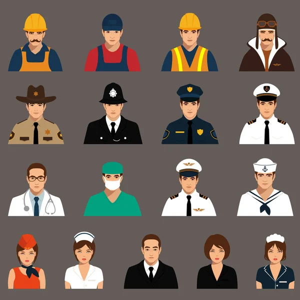 Vector icon workers - Stock Image - Everypixel