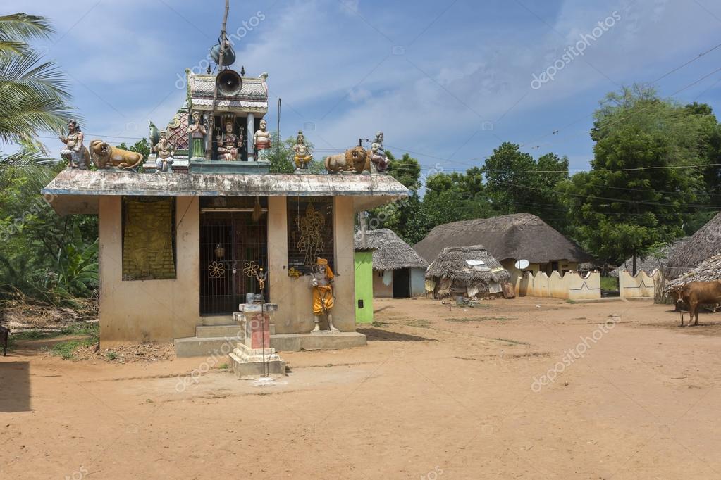 Village shrine for goddess Mariamman, Parvati. – Stock Editorial Photo ...