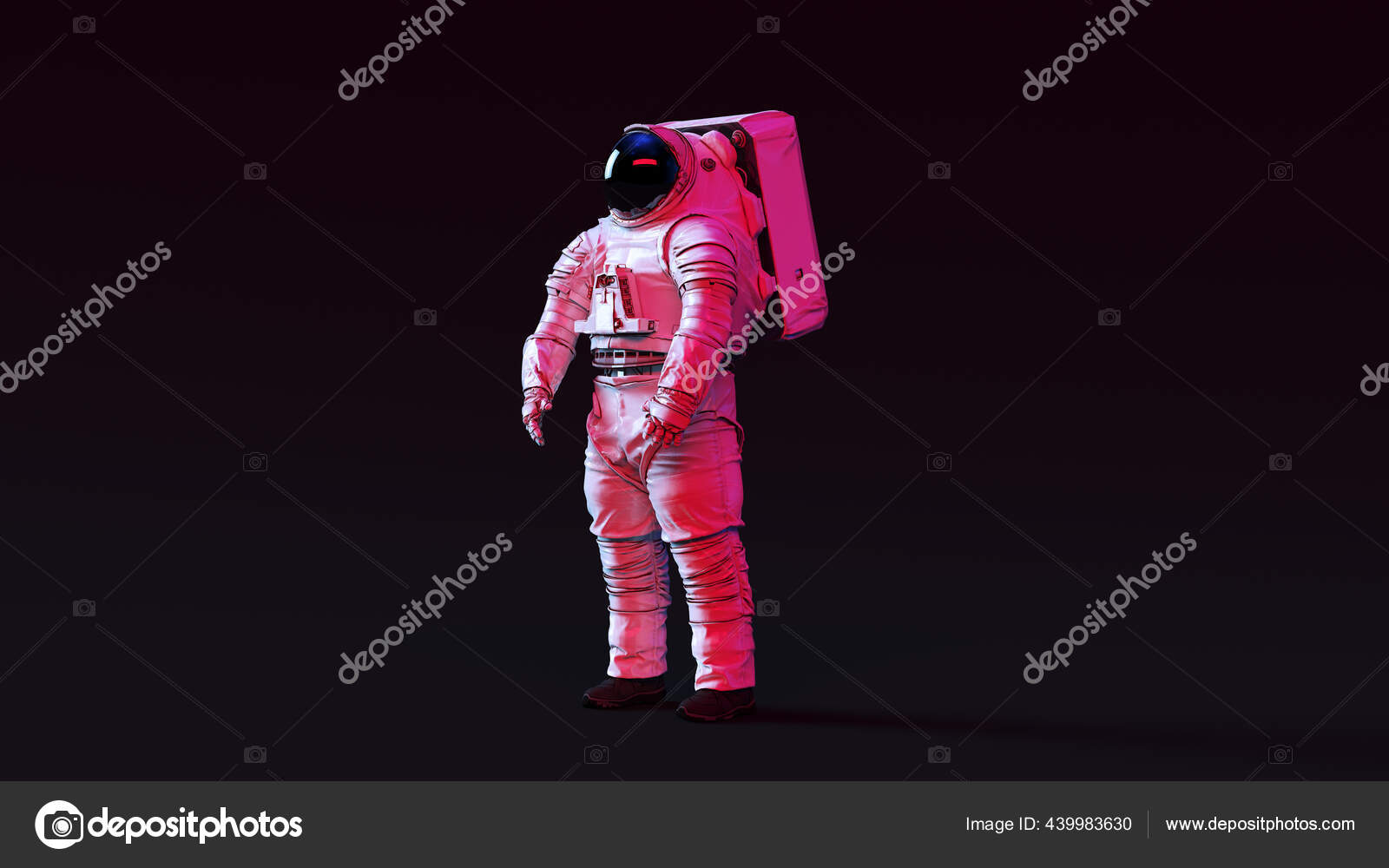 Black And Red Space Suit