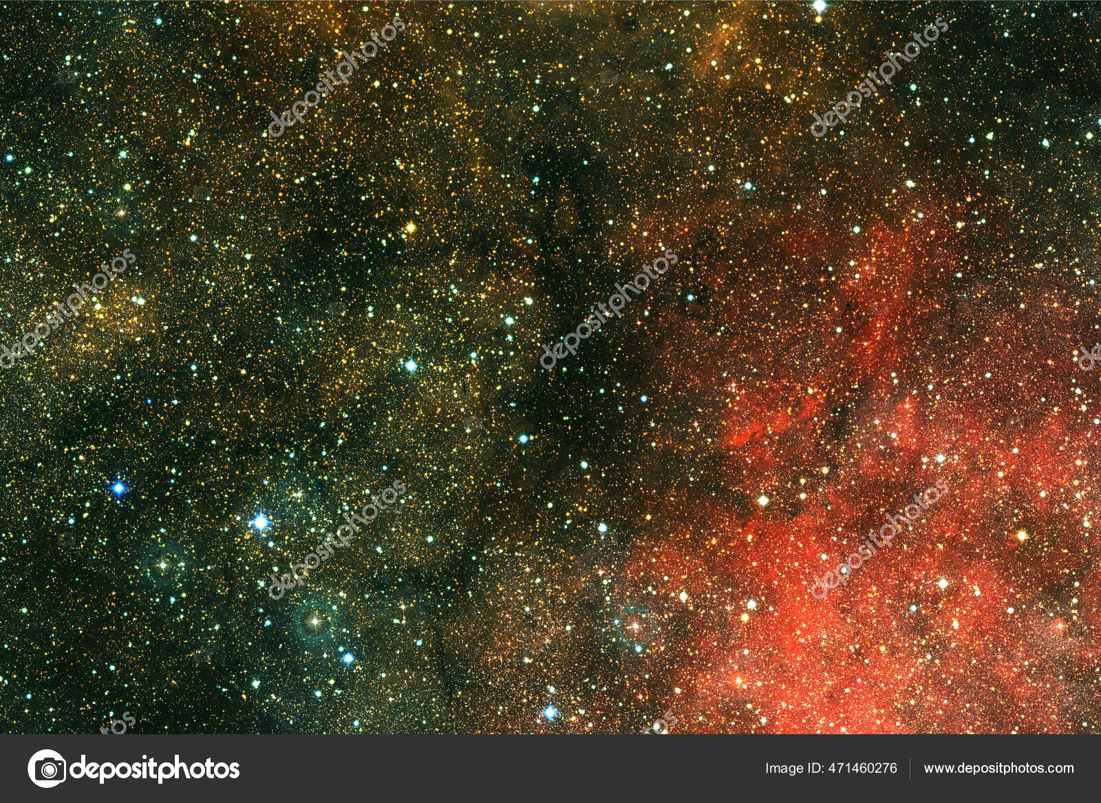 Outer Space Cosmic Landscape Nebula Elements Image Furnished Nasa ...