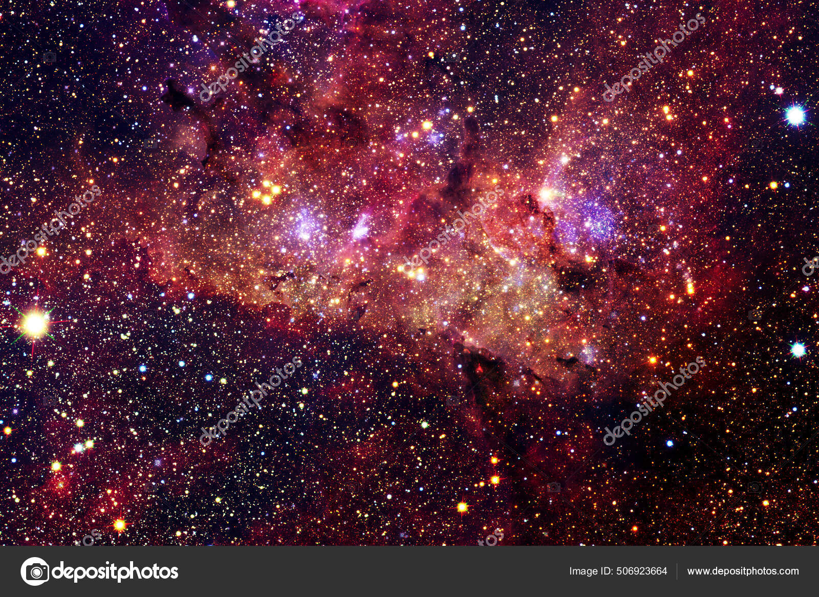 Awesome of endless cosmos. Elements of this image furnished by NASA ...