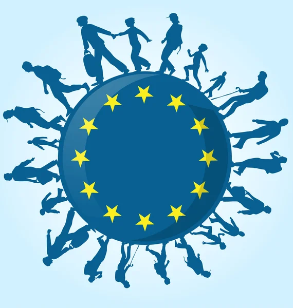 Inmigrantes imágenes de stock de arte vectorial | Depositphotos