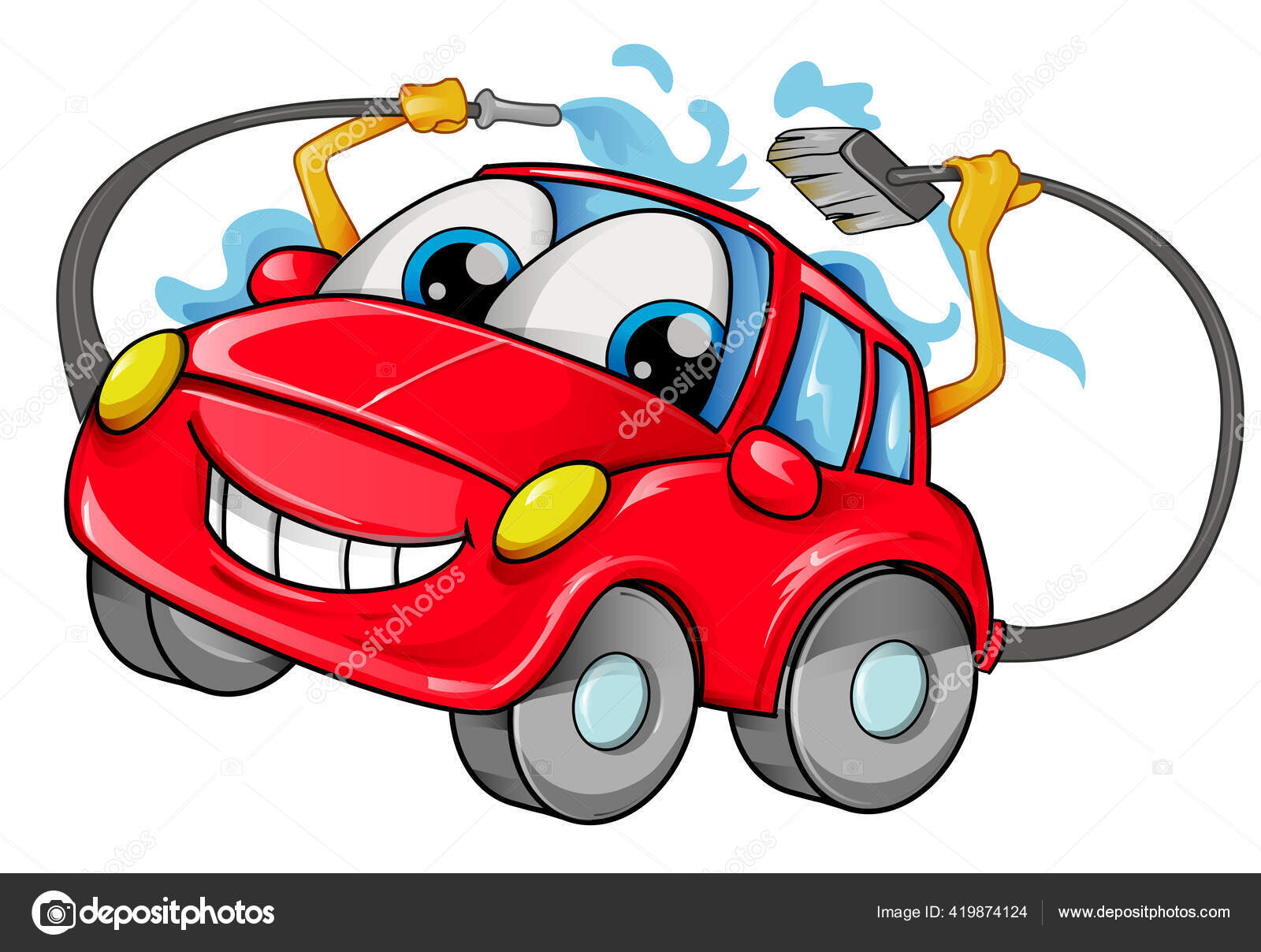 Animated Car Wash Cartoon Car Wash Building Stock Illustrations – 90