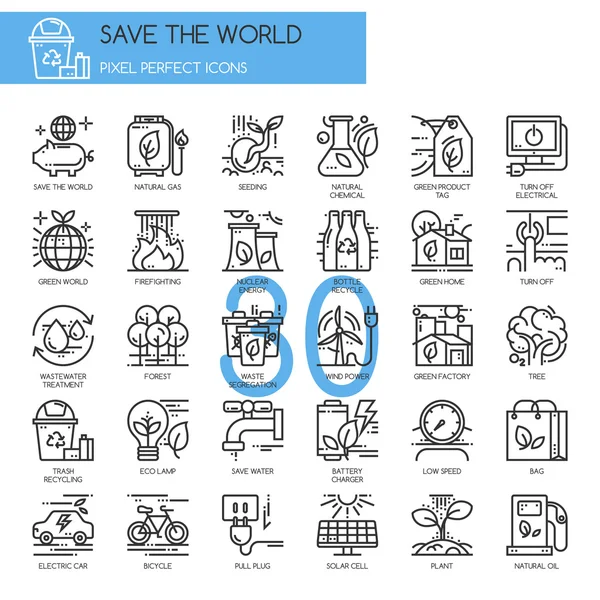Save the world Icons Stock Vector Image by ©ratch0013 #127156260