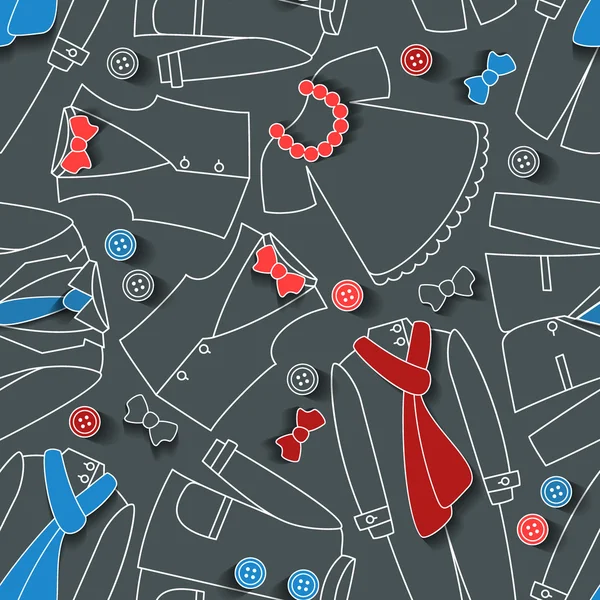 Seamless clothing pattern Stock Vector Image by ©Zubroffka #73867593