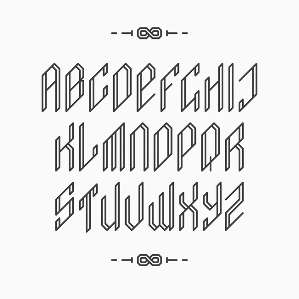 Latin elegant cute typescript. Capital letters, monochromatic fo Stock ...