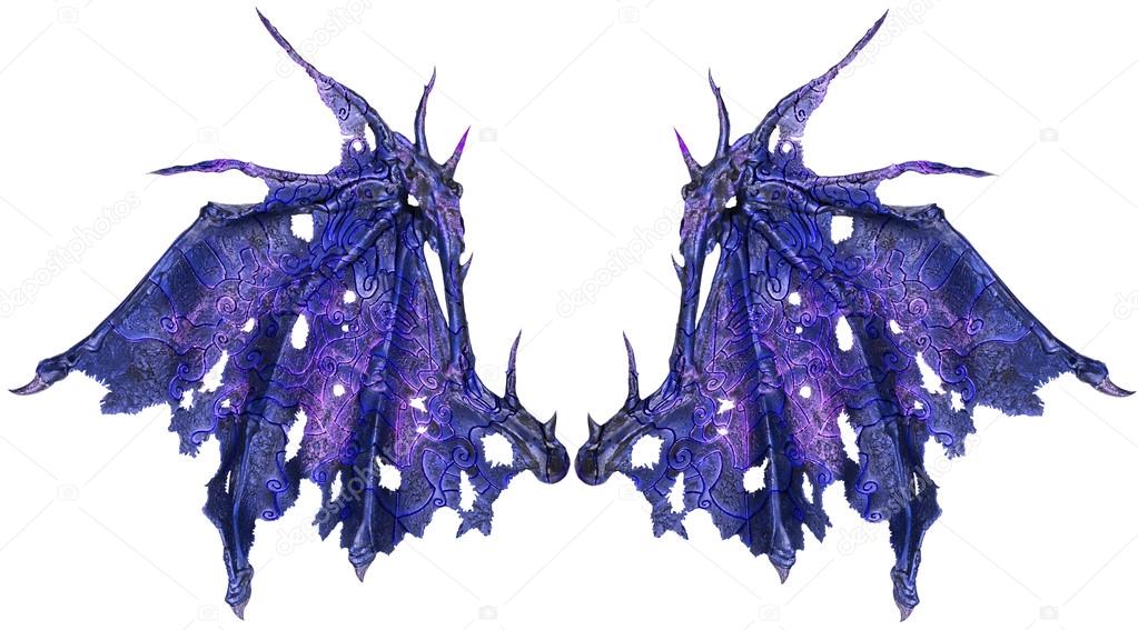 Dragon wings isolated Stock Photo by ©mikeaubry 117201072