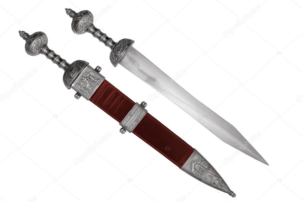 Sword isolated on white Stock Photo by ©mikeaubry 96207988