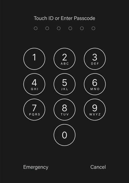 Touch id Vector Art Stock Images | Depositphotos