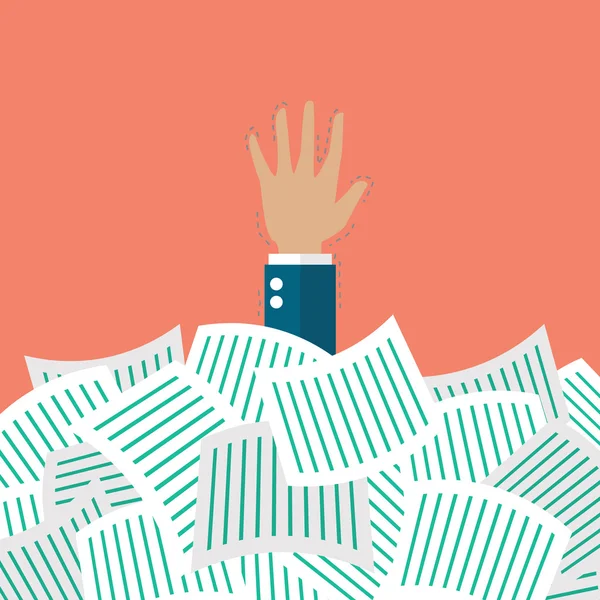 Pile of documents Vector Art Stock Images | Depositphotos