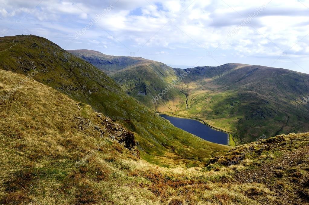 Viewing the Kentmere Reservoir — Stock Photo © drewrawcliffe #112906316