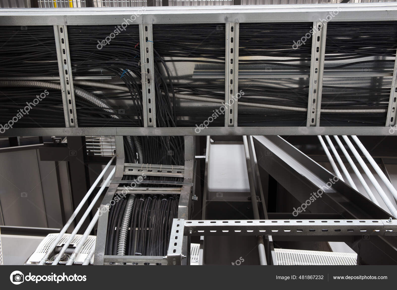 Cable Ladder Installation Opening Wall Fire Stop Sealing Cover Plate ...