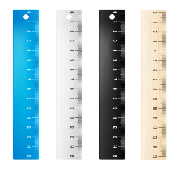 Vector Colorful Rulers Scale Centimeters Stock Vector Image by ...