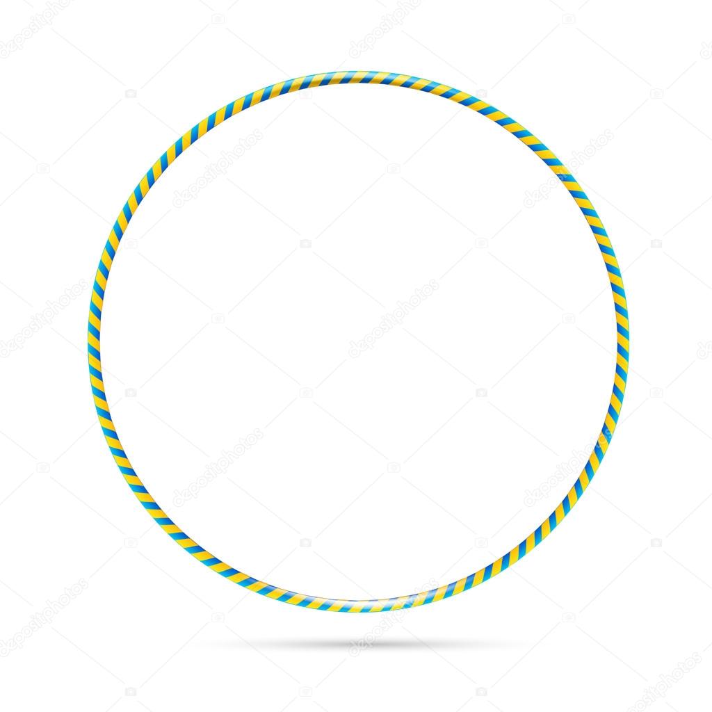 Hula hoop — Stock Vector © iunewind #54343023