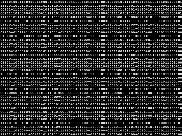 Flat binary code screen black - Stock Image - Everypixel