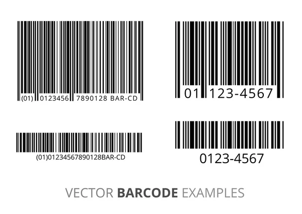 Bar Code Icon Set Modern Flat Barcode Can Use Template Stock Vector ...