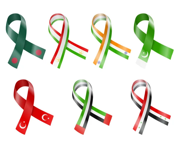 Flag Ribbon Stock Vector Image by ©iunewind #73639433