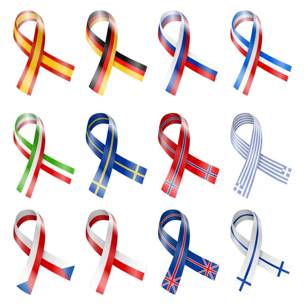 Flag Ribbon Stock Vector Image by ©iunewind #73639433