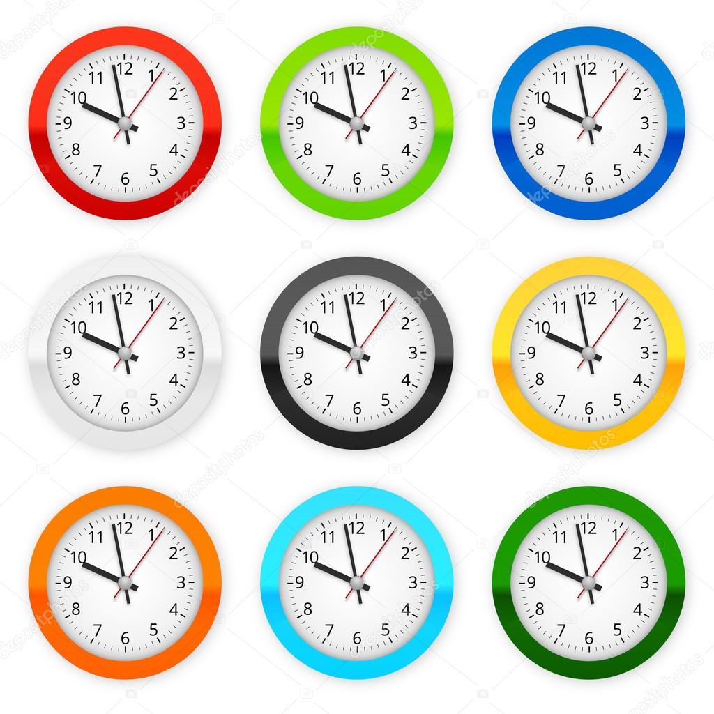 Relojes de pared Vector de stock por ©iunewind 76689303