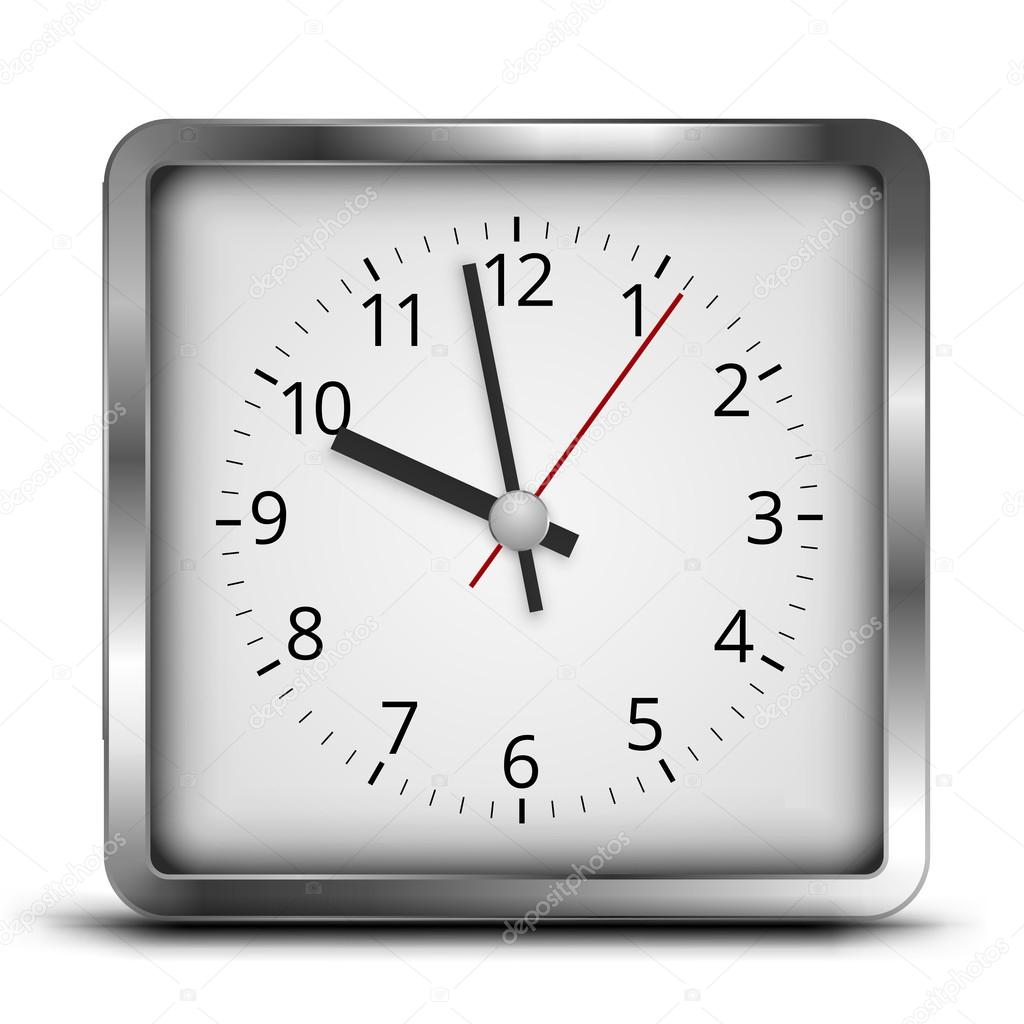 Square clock Stock Vector by ©iunewind 77464546