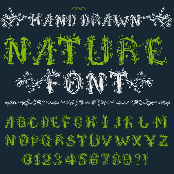 Eco font Stock Vector Image by ©iunewind #81235834