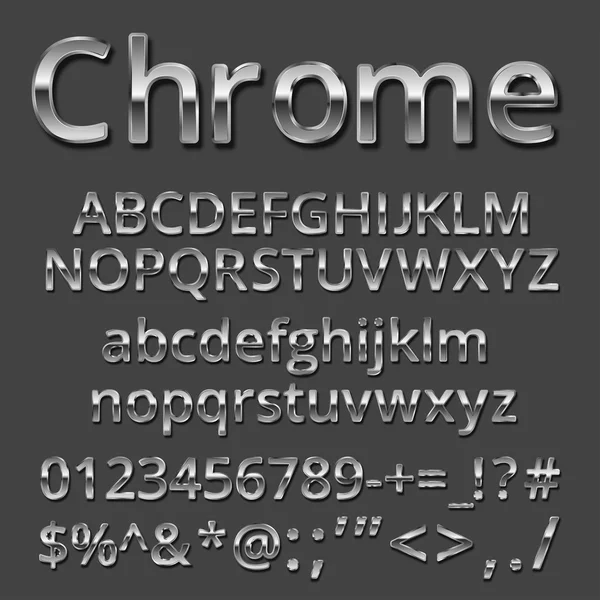 Metal font Vector Art Stock Images | Depositphotos