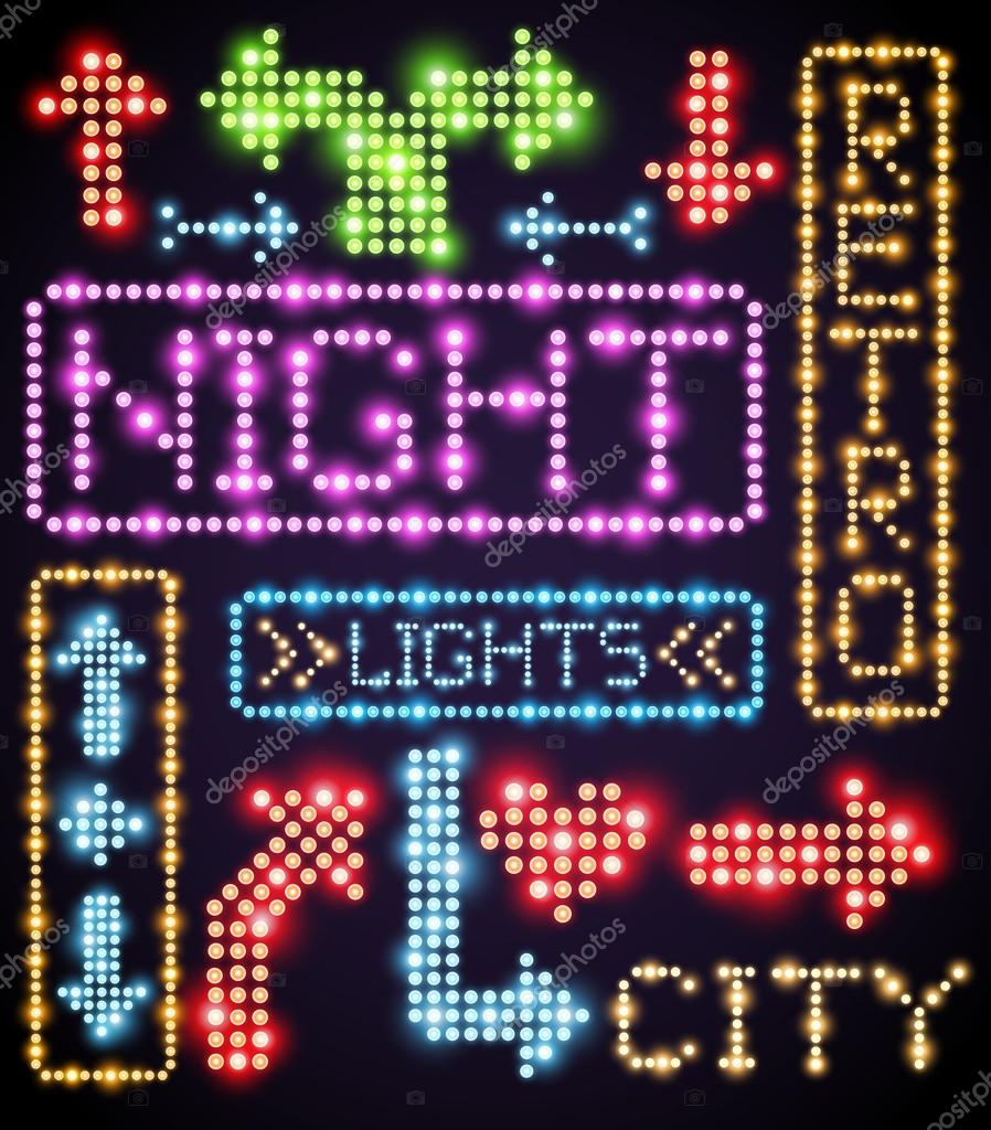Neon sign light Stock Vector Image by ©iunewind #89643420