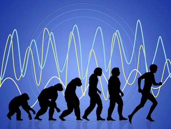Human evolution silhouette Stock Photo by ©adrenalina 120833862
