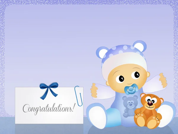 Congratulations for baby boy images cartoon Stock Photos, Royalty Free ...