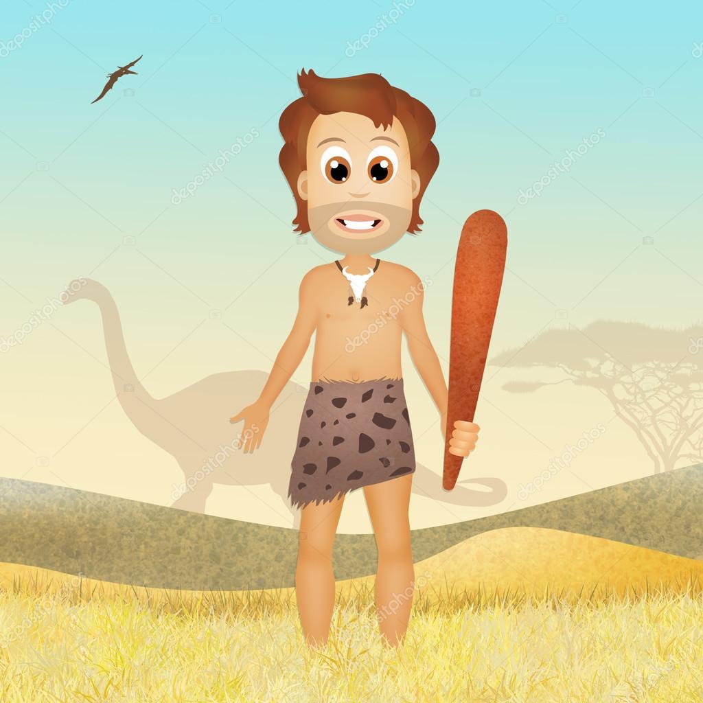 Primitive man Stock Photo by ©adrenalina 79377386