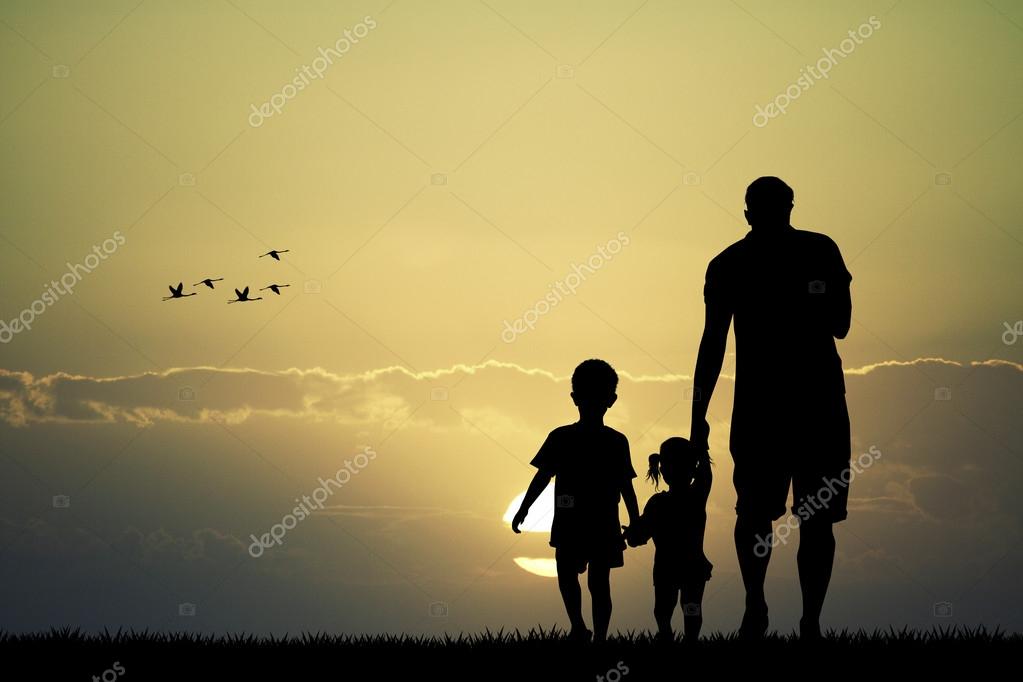 Father and children Stock Photo by ©adrenalina 79377966