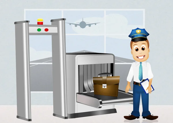 Airport Security Check Clip Art