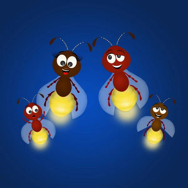 Animated Fireflies Clipart