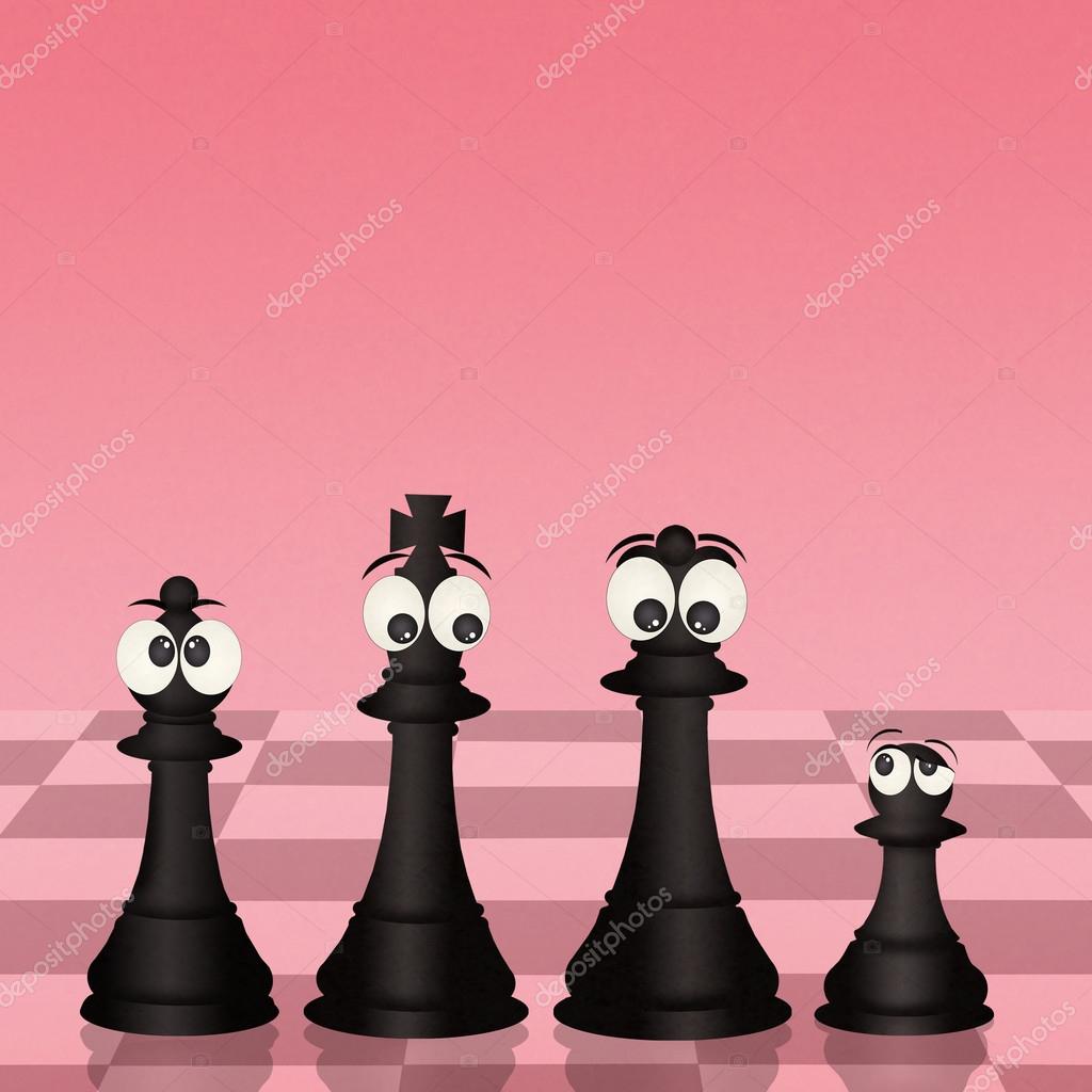 Funny chess cartoons | Funny chess cartoon — Stock Photo © adrenalina ...