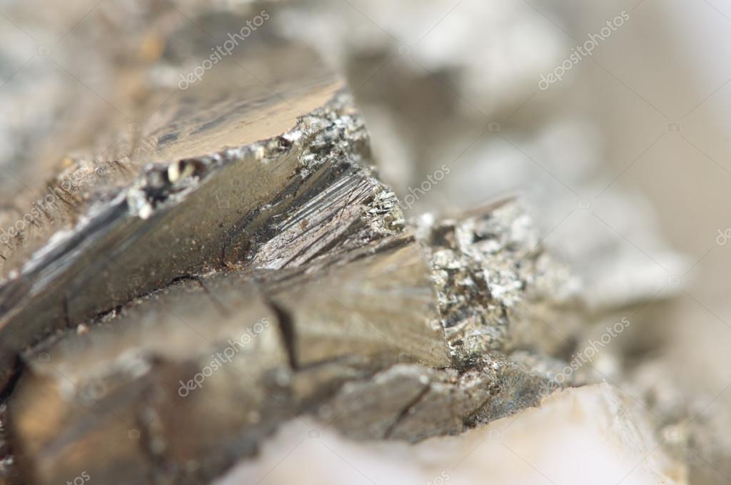 Iron pyrite, is an iron sulfide with the chemical formula FeS2 Stock ...