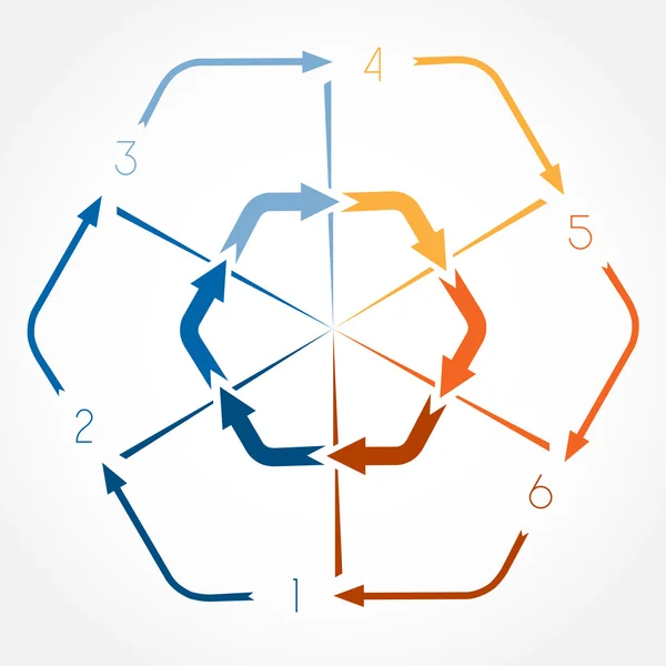 Six infographic arrow Stock Photos, Royalty Free Six infographic arrow ...