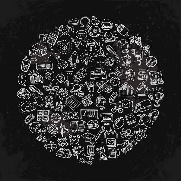 Doodle college Vector Art Stock Images | Depositphotos