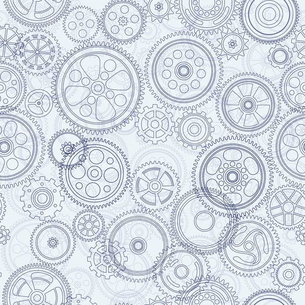 Gears And Cogs Blueprint — Stock Vector © eyematrix #72736877