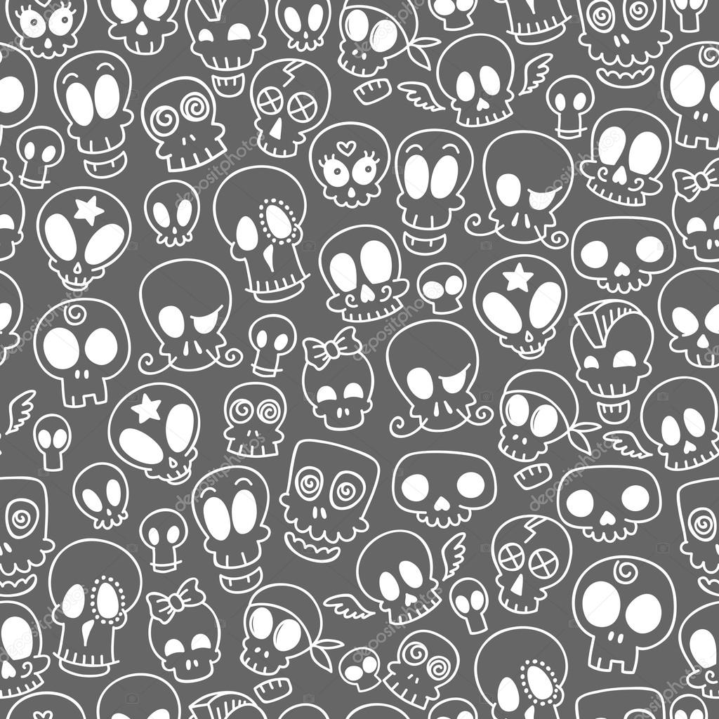 Cute Skull Pattern