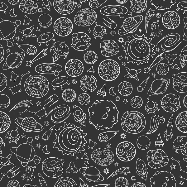 Space doodles Vector Art Stock Images | Depositphotos