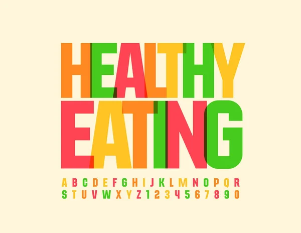 100,000 Healthy food font Vector Images | Depositphotos