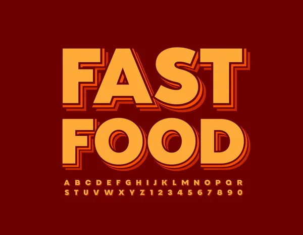 10,253,932 Fast food font Vector Images | Depositphotos
