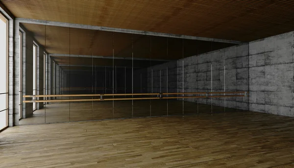 3d rendering. blank interior. concrete walls Stock Photo by ©idcde 57271797