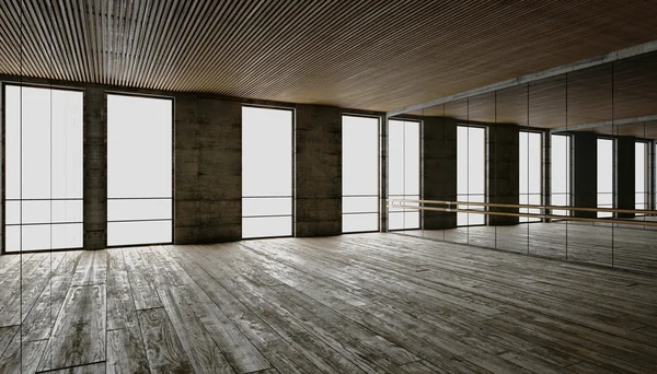 3d rendering. blank interior. concrete walls Stock Photo by ©idcde 57271797