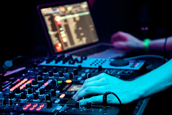 Dj playing the track - Stock Image - Everypixel
