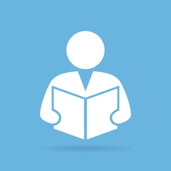 Reading person icon Stock Vector Image by ©Arcady #98116566